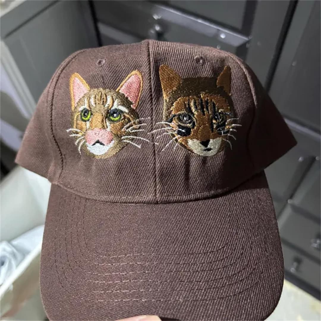 Custom Cat Hats, Custom Embroidered Pet Hats, Personalized Dog Hats ...