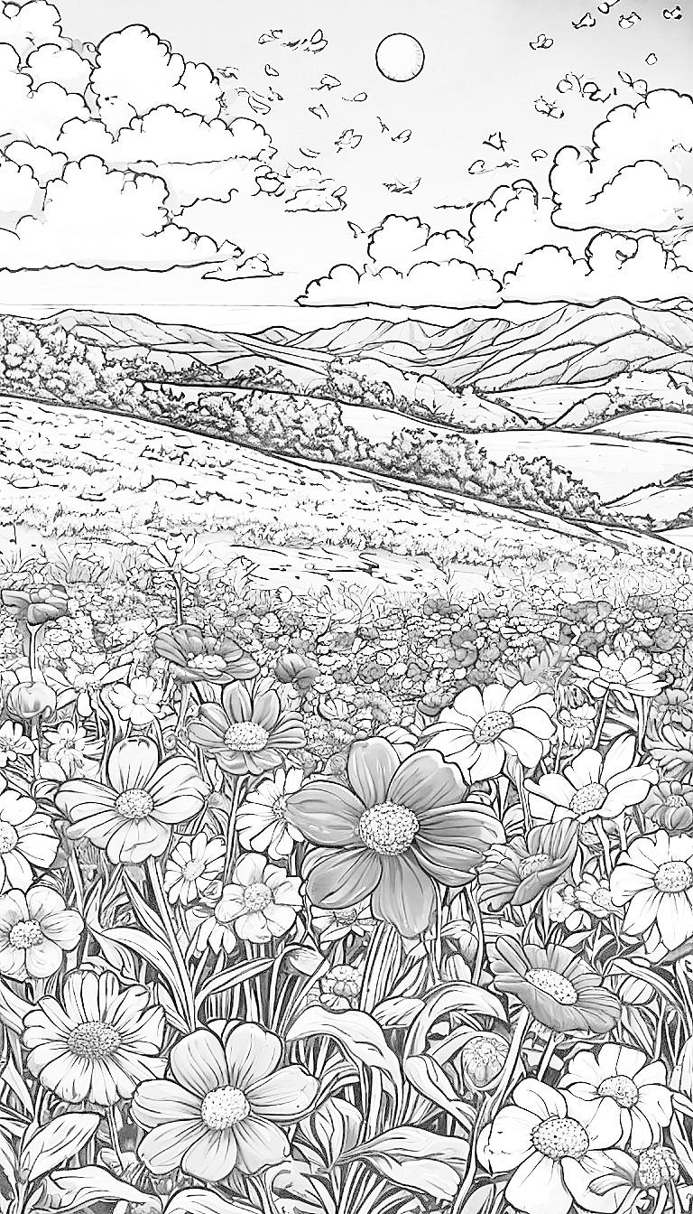 10 Unique Coloring Pages Nature Edition - Etsy