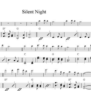 Silent Night for Cello and Piano - Etsy
