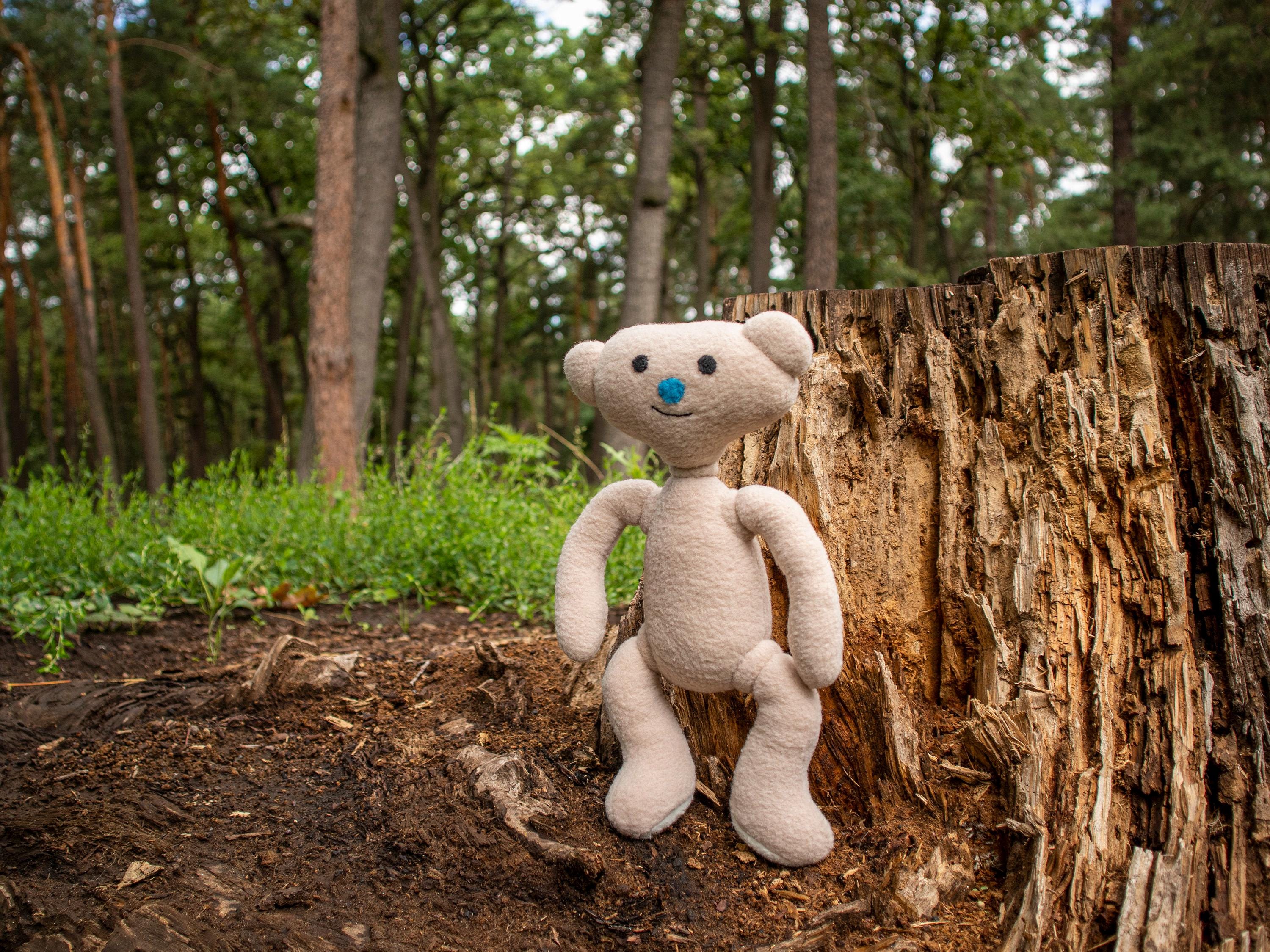 BEAR Alpha Plush - Handmade Stuffed Animal, Made to Order - Etsy