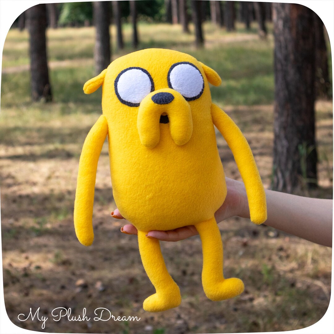 Jake the Dog Plush - Handmade Soft Toy, Made to Order - Etsy