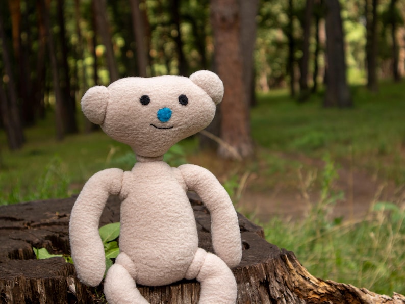 BEAR Alpha Plush - Handmade Stuffed Animal, Made to Order - Etsy