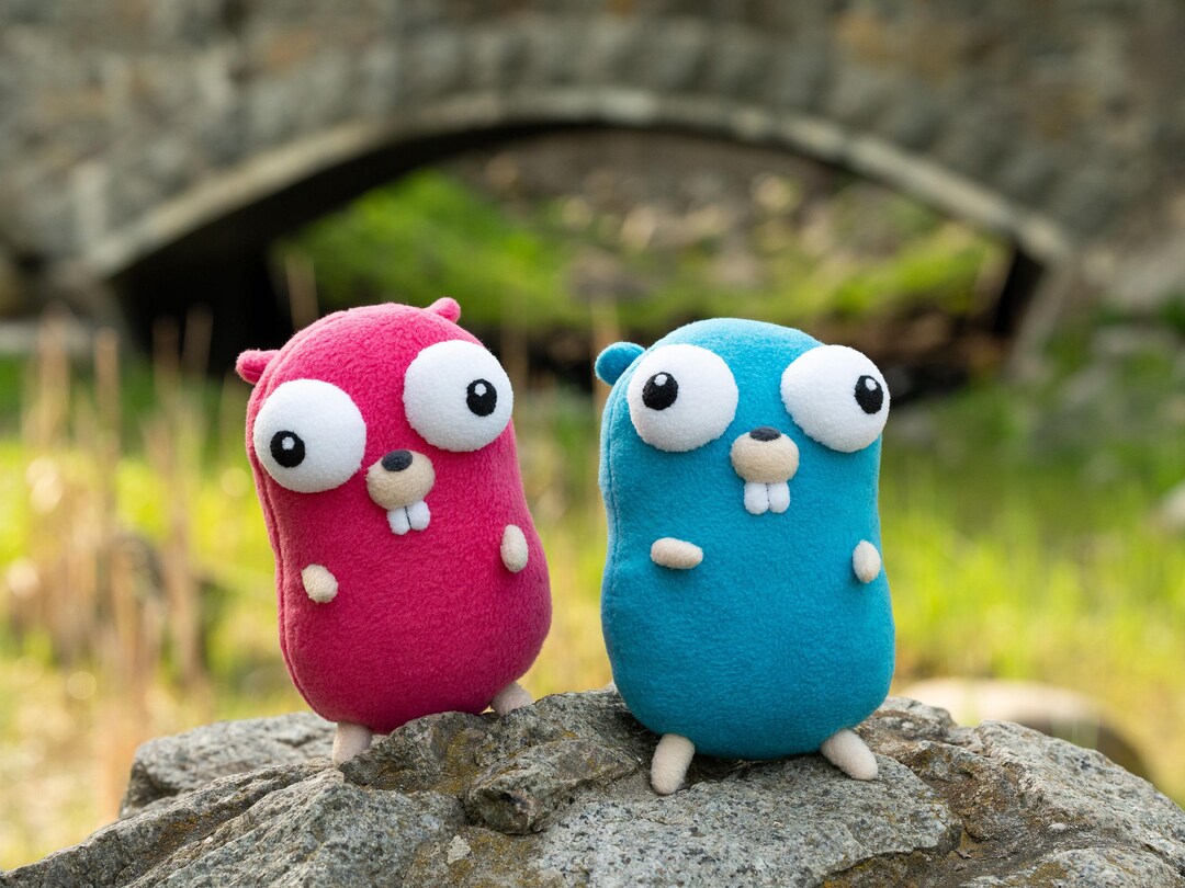Gopher Plush – Gopher Go Toy – Golang Mascot – Pink or Blue Gift for Programmer – Geeky Gift ...