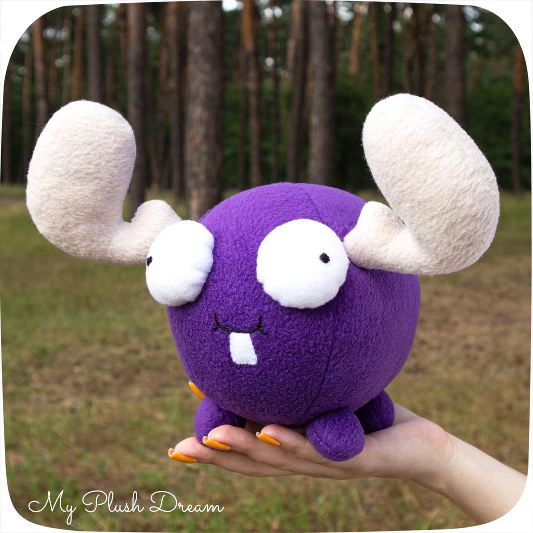 Mini Moose Plush - Invader Zim Inspired - Handmade Soft Toy - Etsy