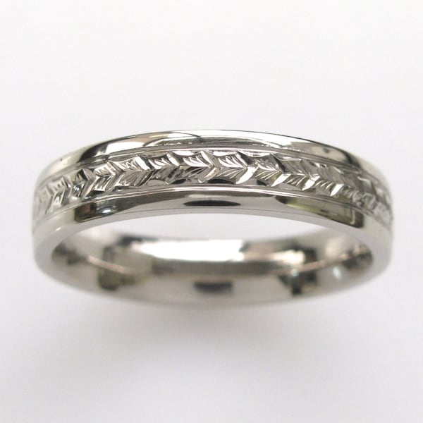 Wheat Pattern Ring - Etsy