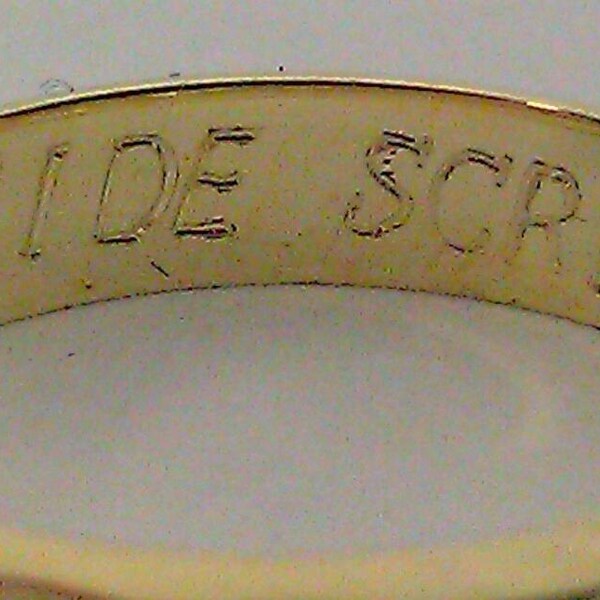 Inside Engraved Ring - Etsy