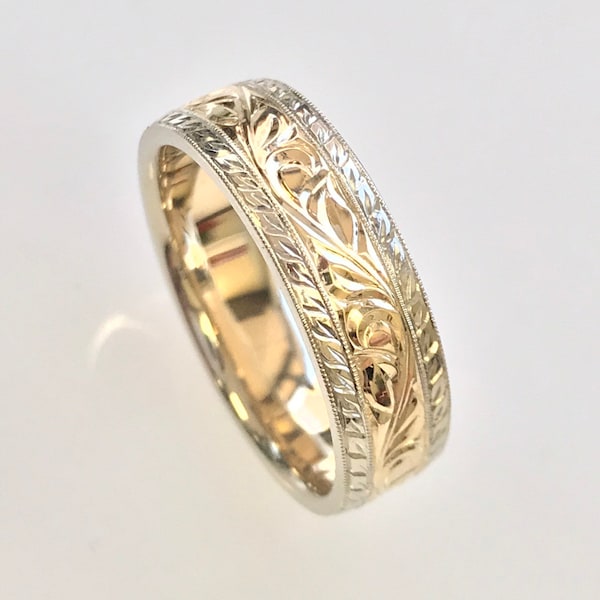 Hand Engraved Ring - Etsy