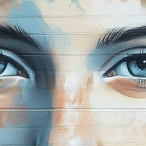 Girl Portrait, Wall Painting, Mural, Graffiti, Art, Digital File ...