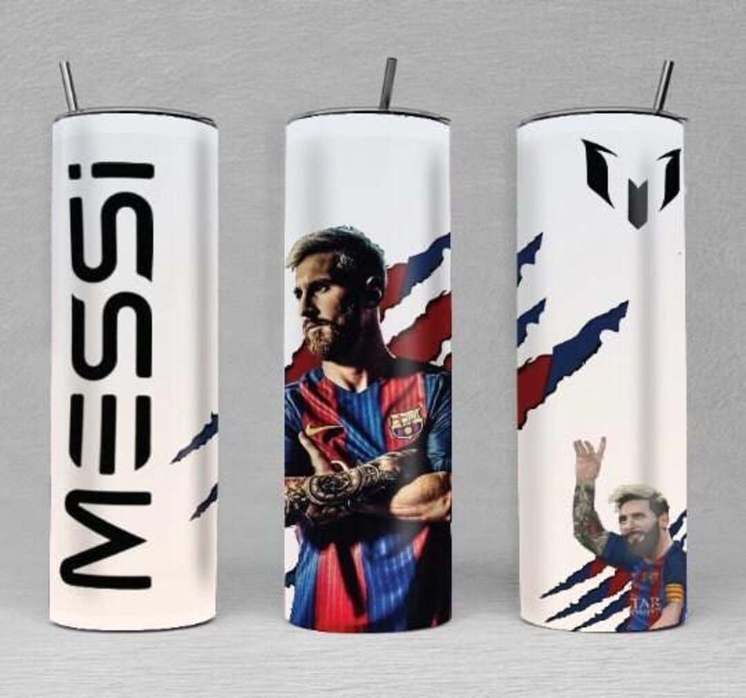 Leo Messi Skinny Tumbler Wrap Digital Download Messi PNG, Skinny ...