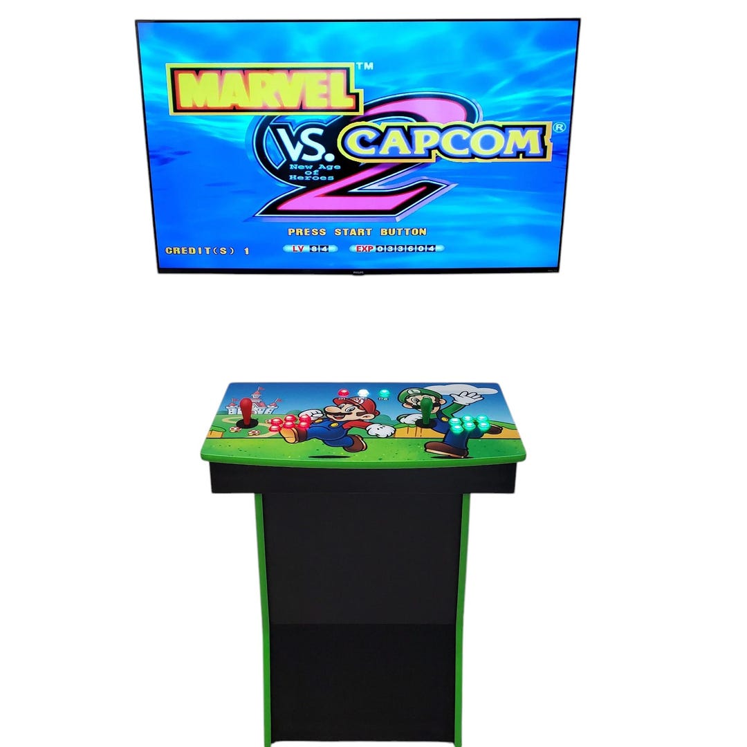 Plug-and-play Mario & Luigi, Two-player Pedestal Arcade Machine With ...