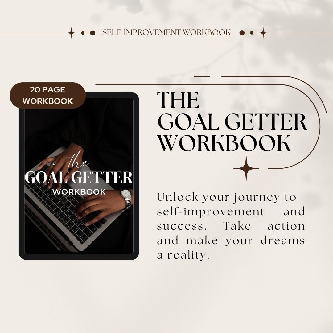 The Goal Getter Workbook - Etsy