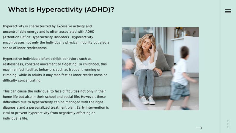 ADHD Worksheets Child Therapy Mental Health Resource-attention Deficit ...