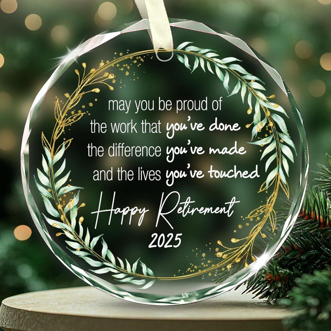 Pack of 10 Custom Retirement Ornaments | Never Underestimate the ...