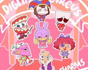 The Amazing Digital Circus Charms! - Etsy