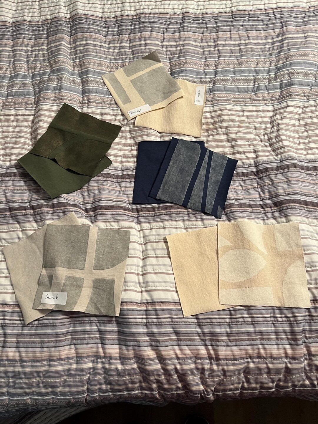 Alabama Chanin Fabric Swatches. - Etsy