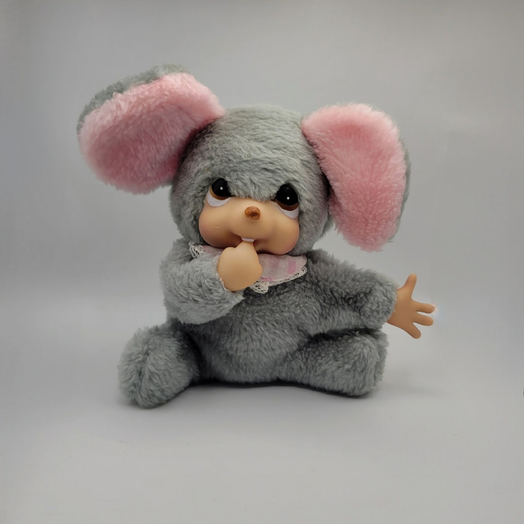 Vintage 1970's Rubberface Finger Sucker Zuzu Stuffed Mouse - Etsy