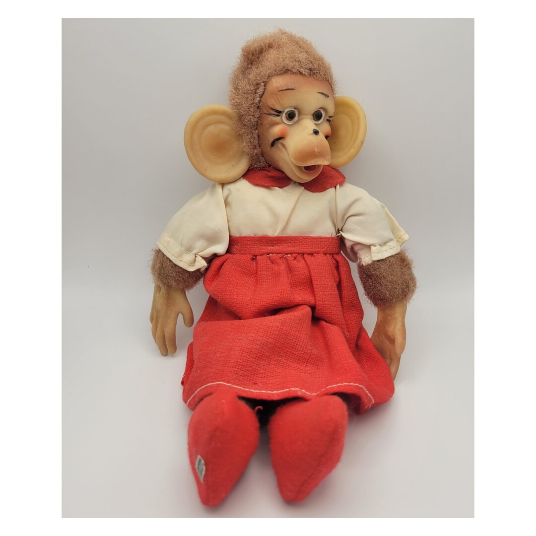 1950's Rubberface Monkey Made in Japan - Etsy