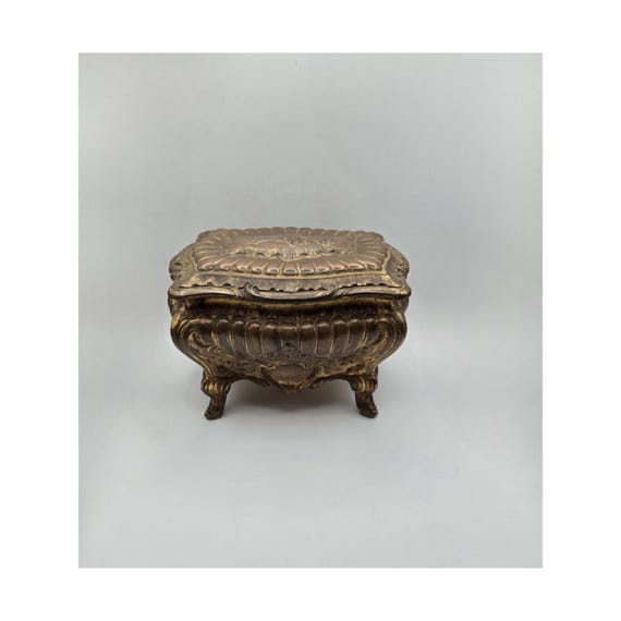 Antique 1800's French Déposé Art Nouveau Bronze Flora… - Gem