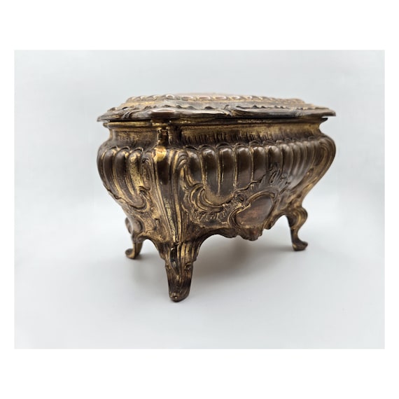 Antique 1800's French Déposé Art Nouveau Bronze Flora… - Gem