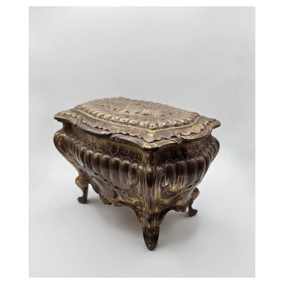 Antique 1800's French Déposé Art Nouveau Bronze Flora… - Gem