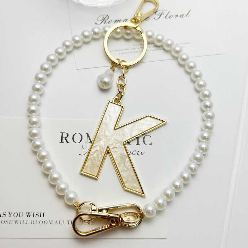 Pearl Key Chain - Etsy