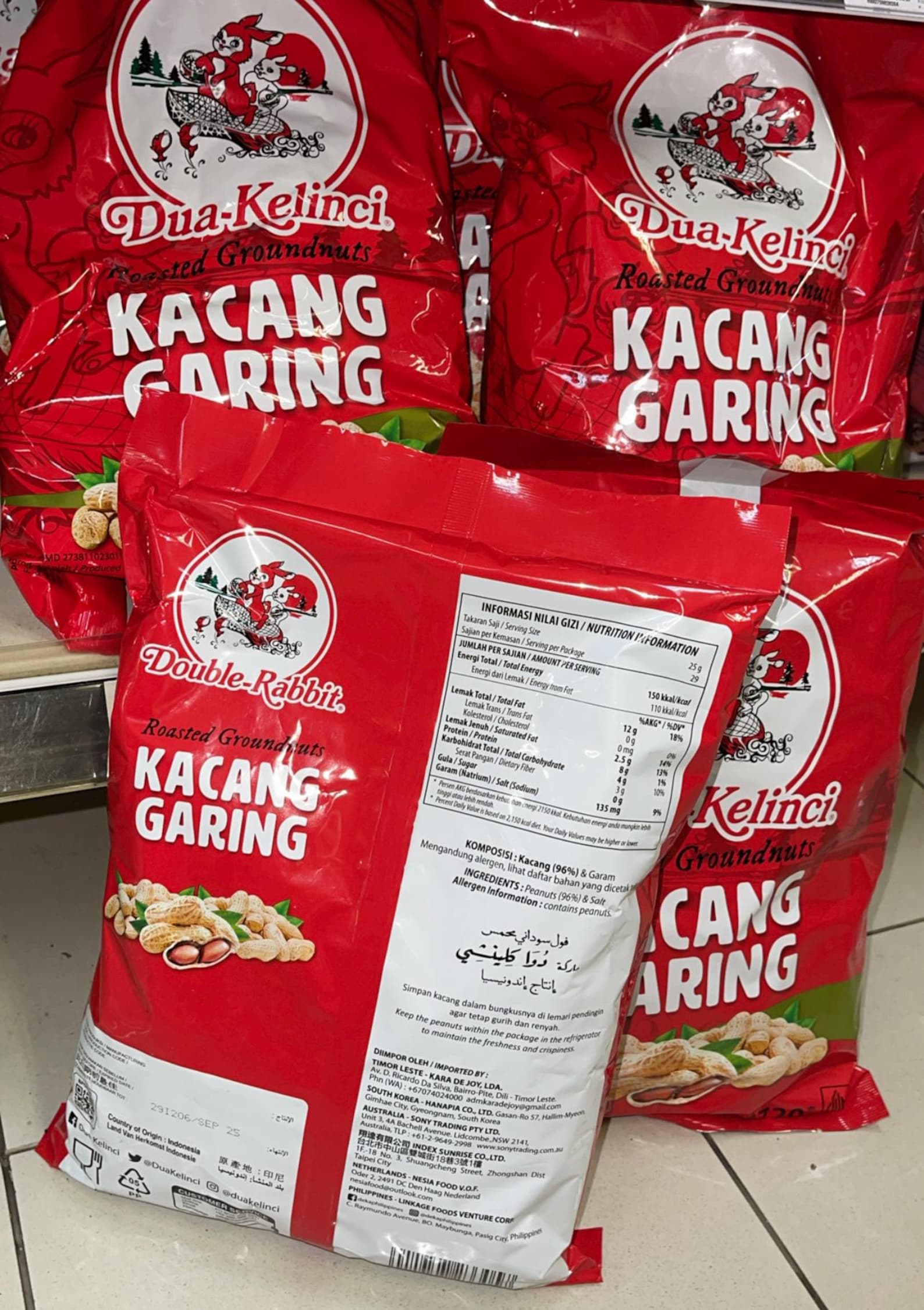 10 Packs Kacang Garing Dua Kelinci - Etsy