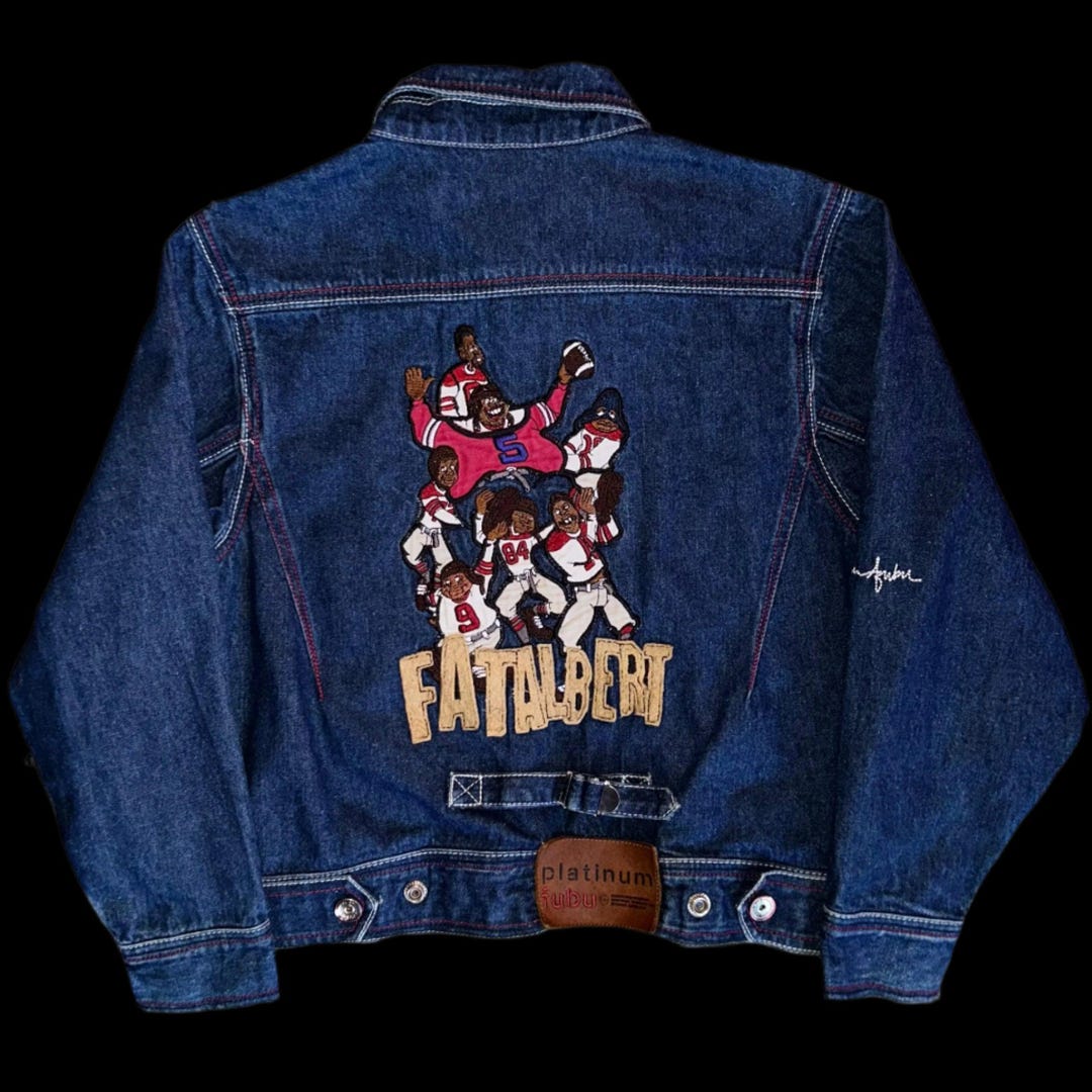 FUBU Fat Albert and Junkyard Gang Jeans Jacket XS - Etsy