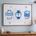 Greek Vase Pottery Poster, Jug Illustration Sketch Wall Art ...