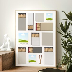 DIY Matchbox Polaroid Template, Custom Canva Match Box Poster, Editable ...