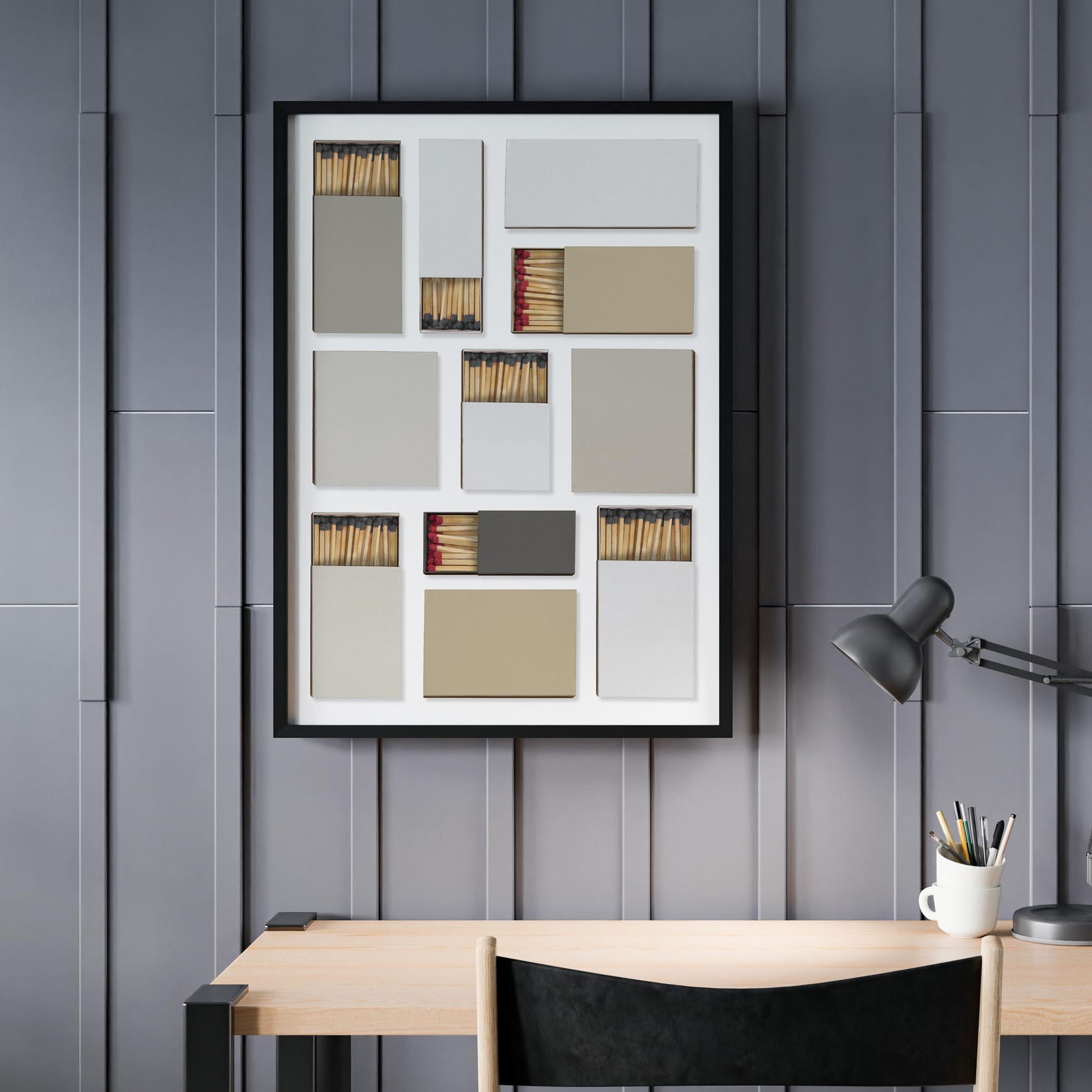 DIY Neutral Matchbox Template, Custom Canva Match Box Poster, Editable ...