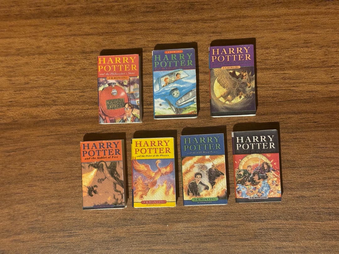 Handmade Mini Books Harry Potter Series by J.K. Rowling individual ...