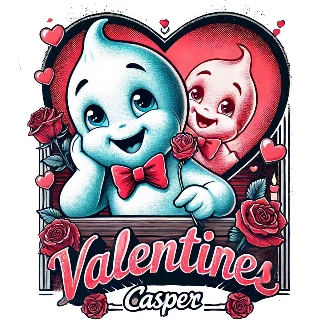 Casper PNG Casper DTF T-shirt Design 300 DPI Digital Art for Posters ...
