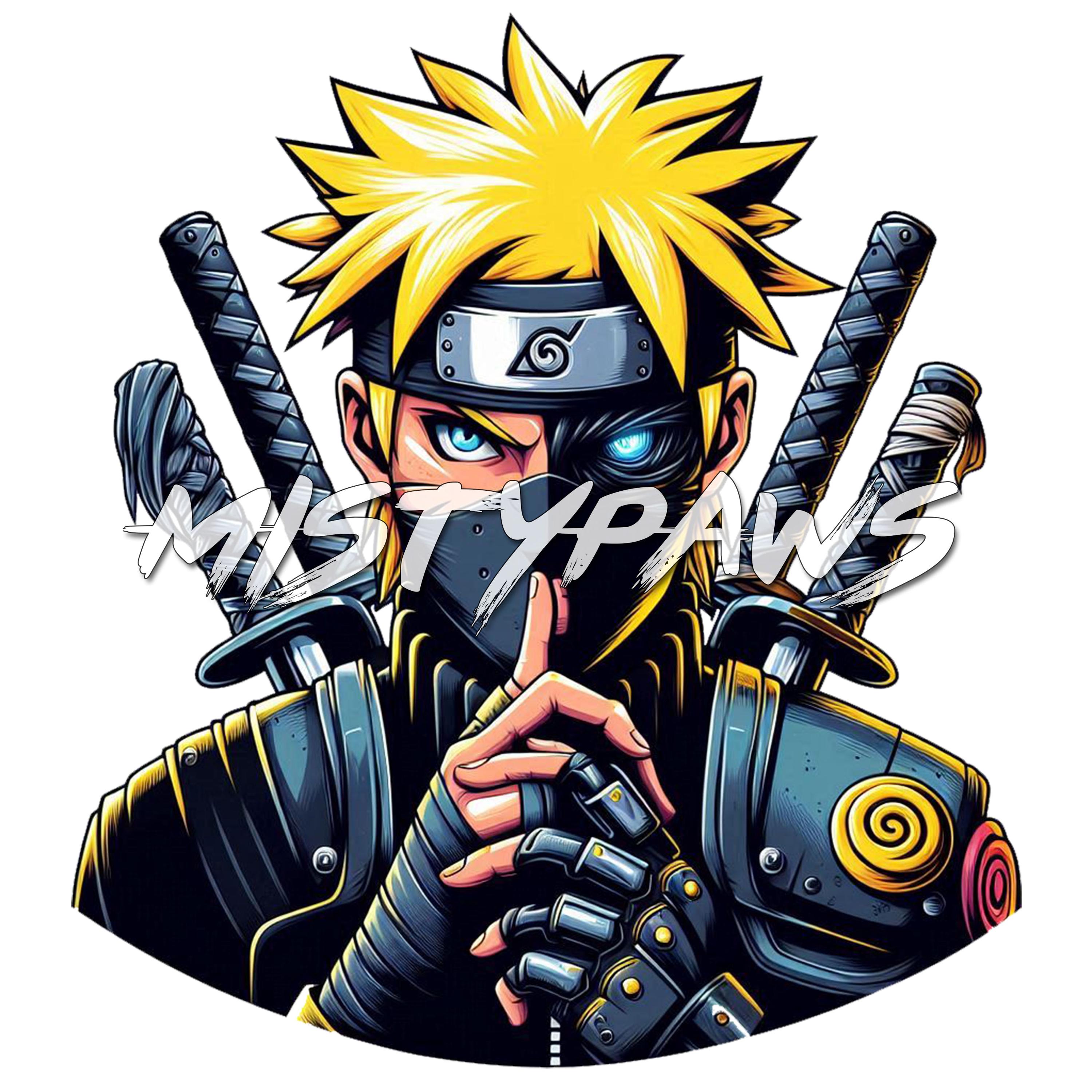 Naruto PNG Naruto SVG T-shirt Design 300 DPI Digital Art for Posters ...
