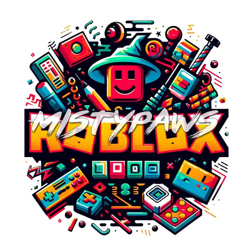Roblox PNG Roblox DTF T-shirt Design 300 DPI Digital Art for Posters ...
