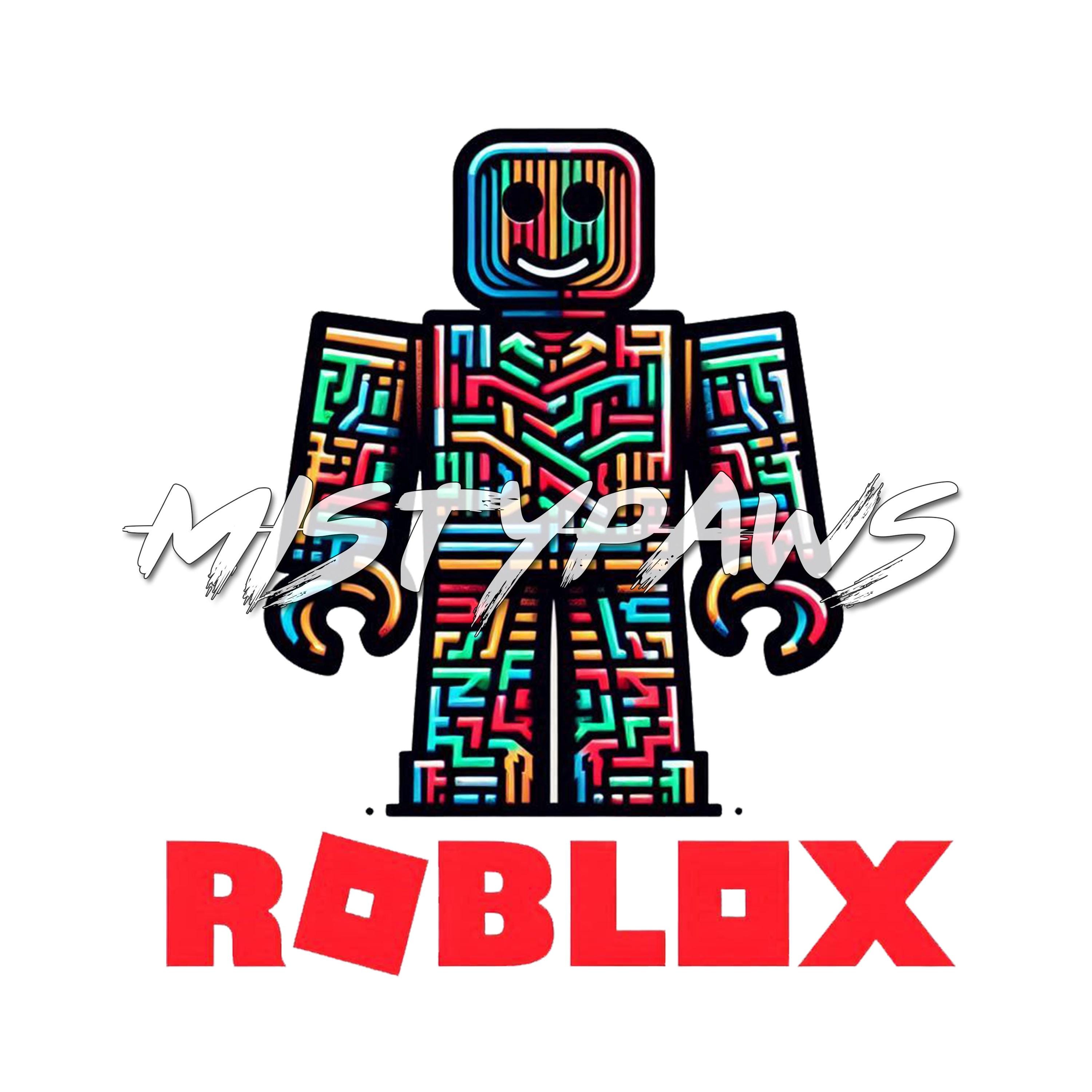 Roblox PNG Roblox DTF T-shirt Design 300 DPI Digital Art for Posters ...