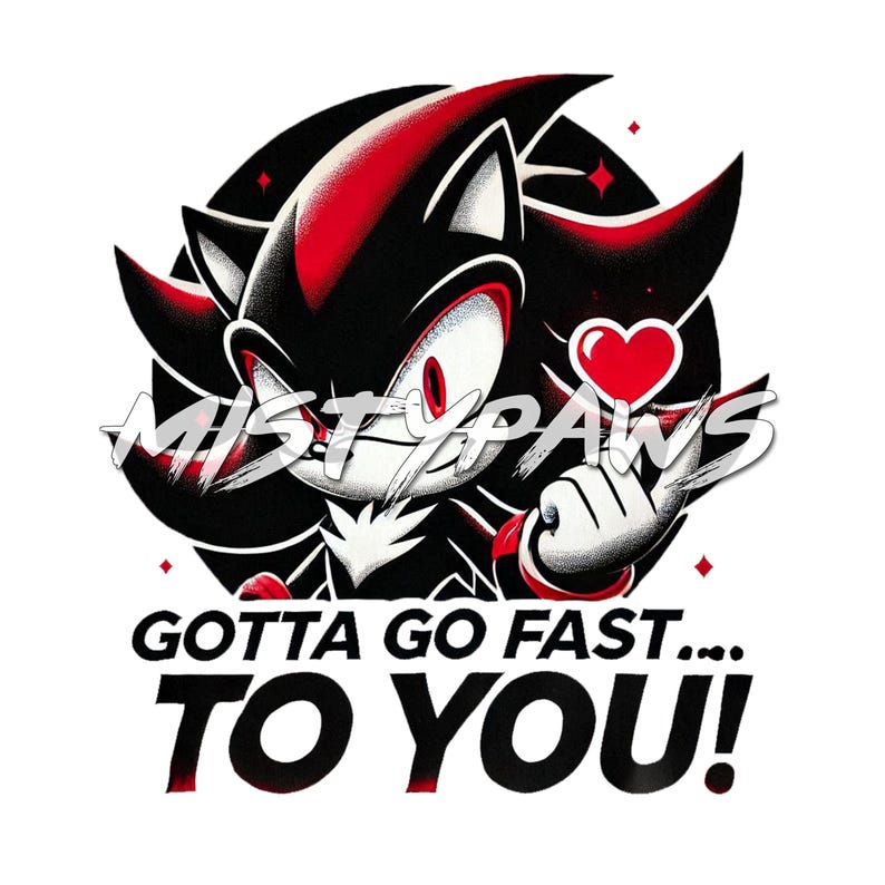 Sonic Hedgehog PNG Sonic DTF T-shirt Design 300 DPI Digital Art for ...
