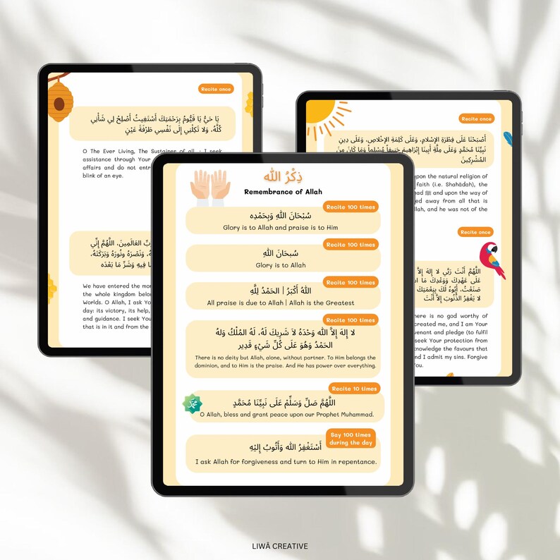 English Dua Islamic Adhkar for Kids, Daily Dua, Digital PDF Islamic ...