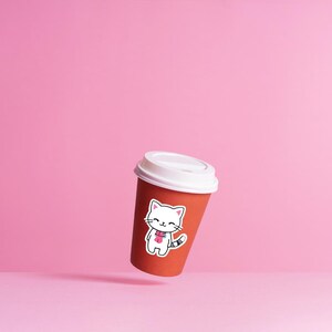 Cute Chibi Cat Stickers – Kawaii Cartoon Cats PNG Bundle - Etsy