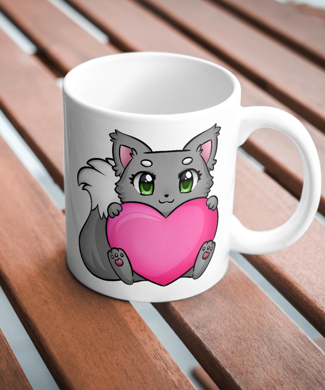 Cute Cat Digital Stickers | 10 PNG & PDF Stickers | Kawaii Cat Clipart ...