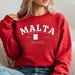 Malta Shirt, Custom Malta Tshirt, Simple Flag Free Gift Message ...