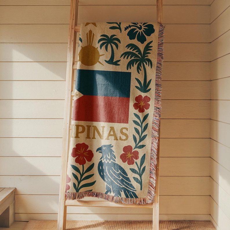 Philippines Woven Blanket – Filipino Heritage Home Decor Gift - Etsy
