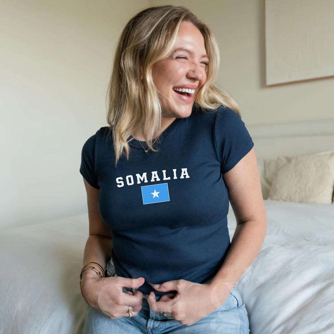Somalia Baby Tee, Somalia Y2K T-shirt, Somalia Crop Tee, Vintage 2000s ...