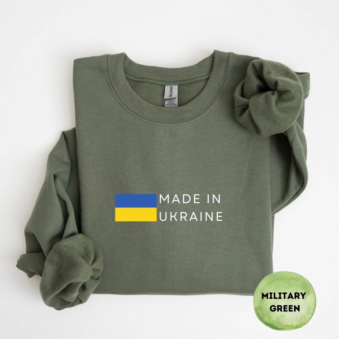 Ukraine Crewneck Sweatshirt – Ukraine Flag Pullover, Ukraina Pride ...