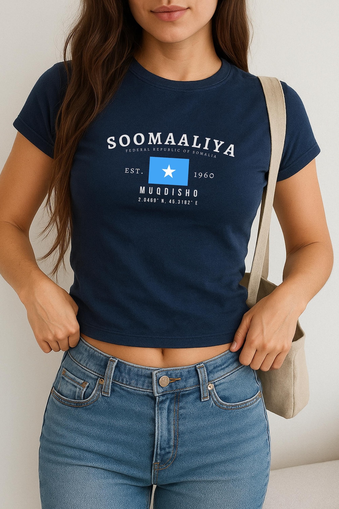 Somalia Baby Tee, Soomaaliya Y2K Crop Top, Vintage Mogadishu Flag Shirt ...