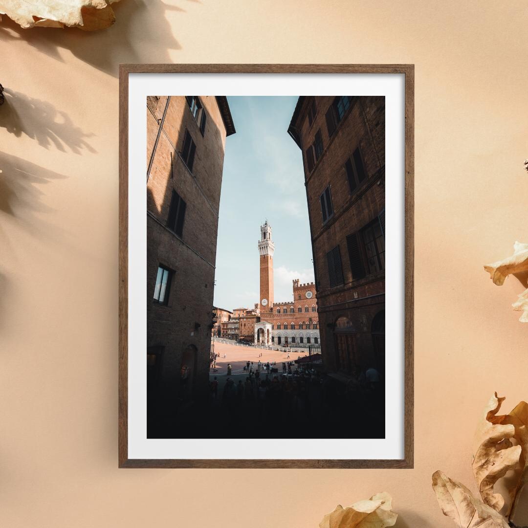 Siena Tuscany Poster / Wall Art Italy / Italian Poster for Home Decor ...