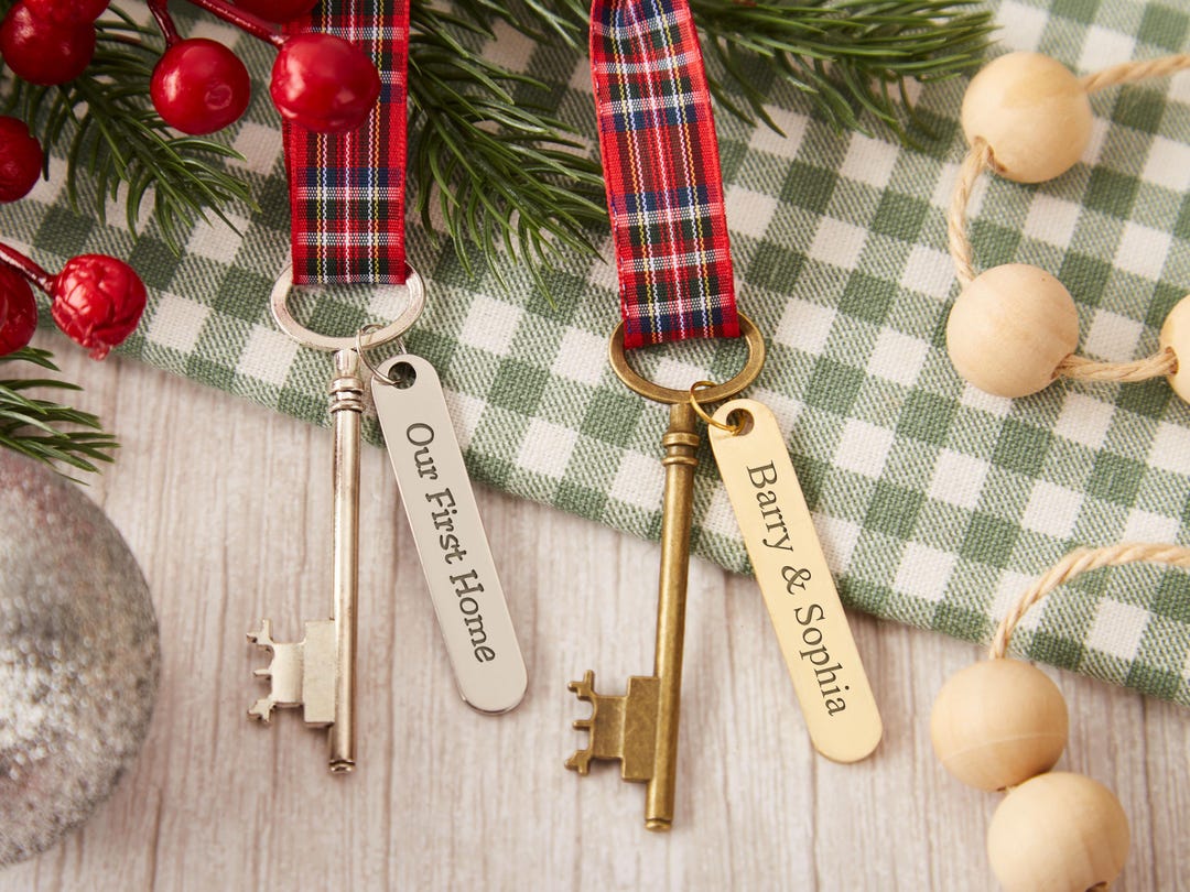 Personalised Our First Home Keyring,family Home Ornament,new Home ...