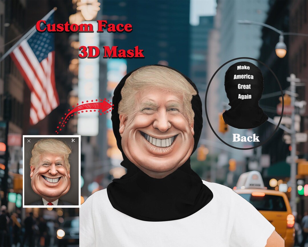 Custom Face 3D Mask, Personalized Cosplay Funny Mask, Custom Funny ...