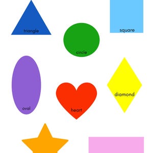 Shapes, File Folder Game, Learning Folder, Busy Quiet Book, Busy Binder ...