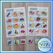Fruits Matching Game: Toddler Learning File Folder (digital Download ...