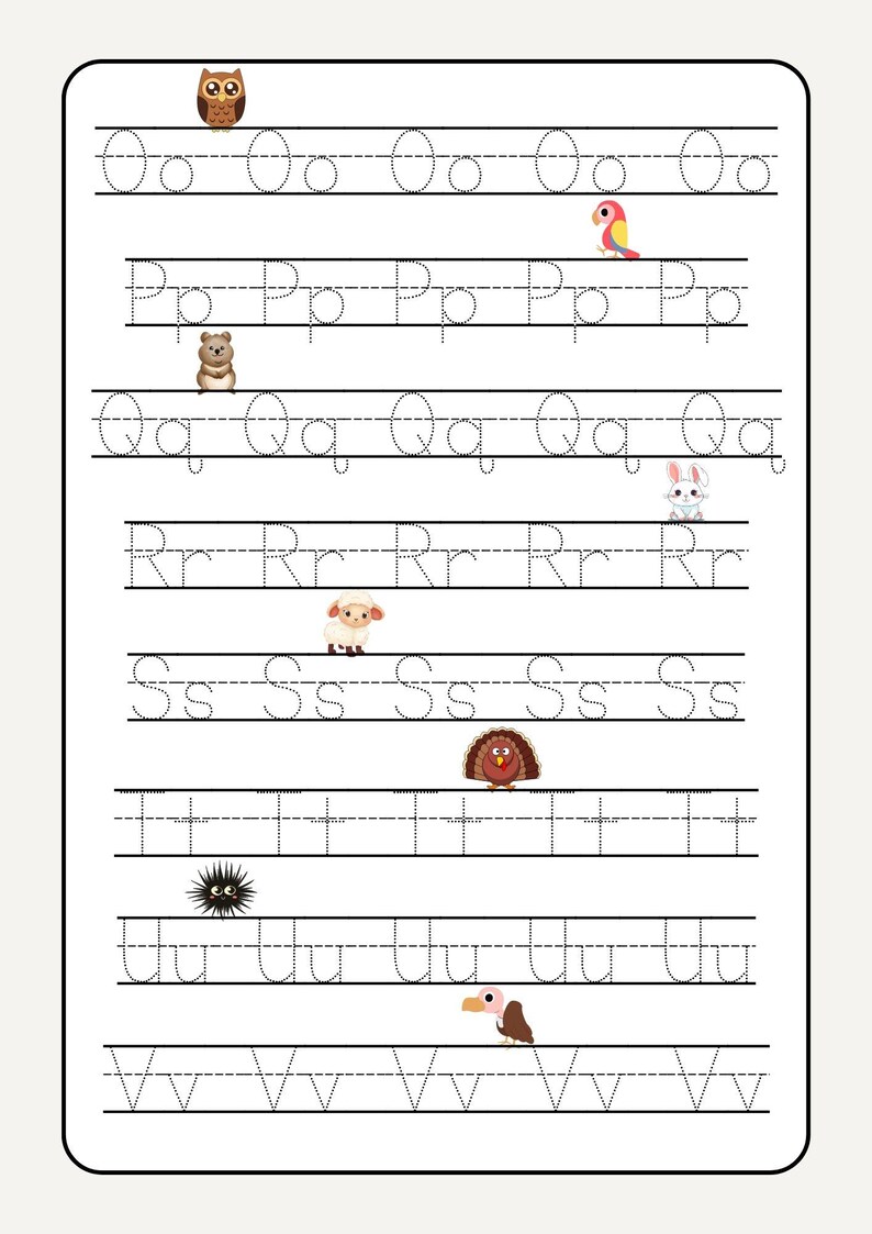 Interactive Alphabet Learning Worksheets for Kids Editable Printable ...